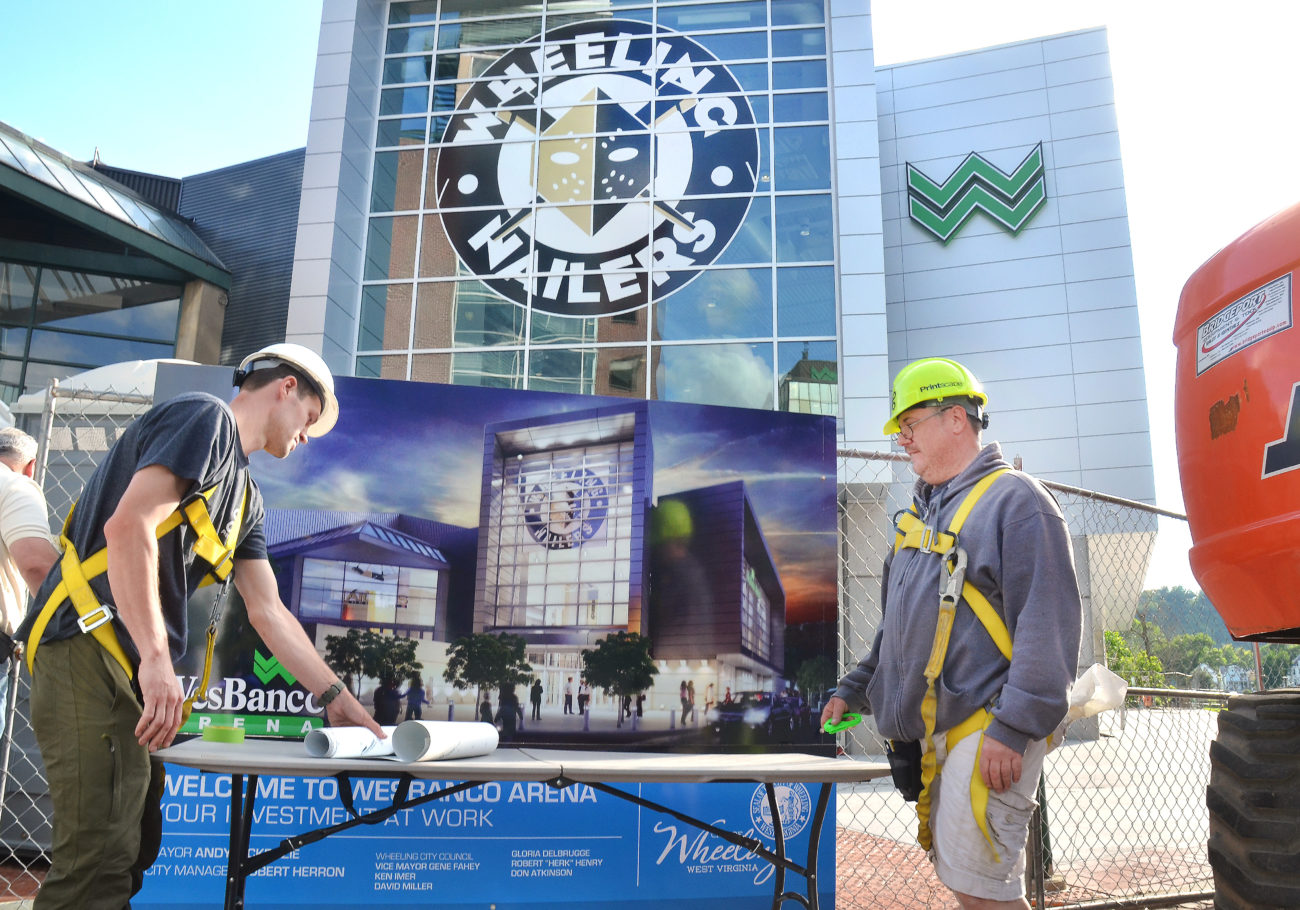 Nailers Logo Adorns WesBanco Arena Exterior | News, Sports, Jobs - The ...